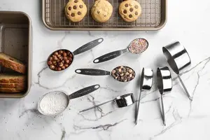 CUISIPRO Stainless Steel Measuring Cup Set