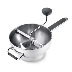 CUISIPRO Deluxe Food Mill With 3 Disks - Silver