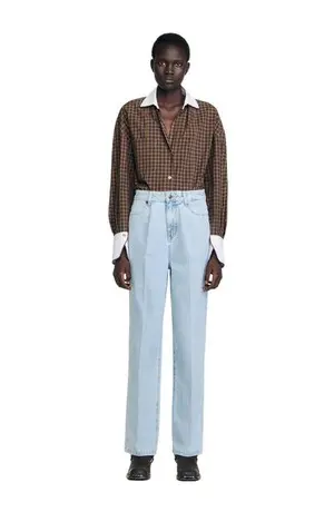 Sandro Straight-leg Wide Jeans
