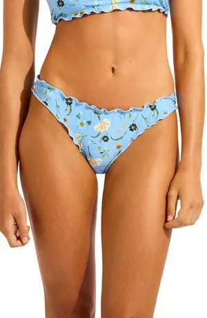 Seafolly Mini Hipster Bikini Bottoms - Powder Blue