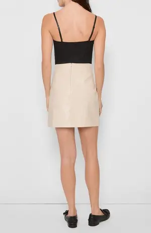 AS By DF Ainsley Recycled Leather Mini Skirt