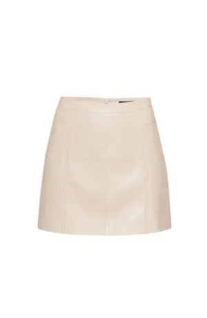 AS By DF Ainsley Recycled Leather Mini Skirt