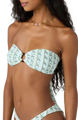 O'Neill Balearic Waves Coast Bandeau Bikini Top
