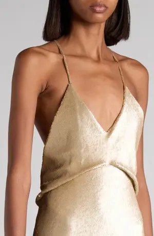 TOM FORD Sequin Embroidered Tulle Gown