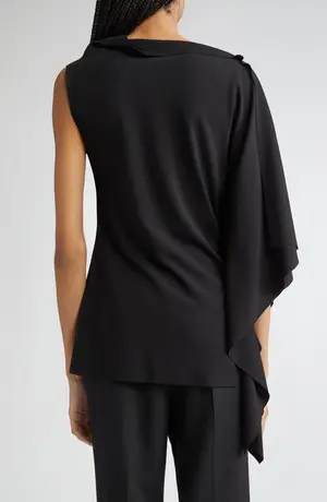 Sportmax Fiorella Asymmetric Jersey Top