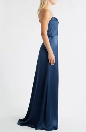 Amsale Jara Strapless Gown