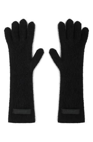 Jacquemus Les Gants Grosgrain Gloves - Black
