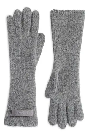Jacquemus Les Gants Grosgrain Gloves - Dark Grey