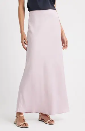 Hugo Boss Visos Satin Maxi Skirt
