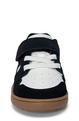 STRIDE RITE Leather Sneakers - Black/white