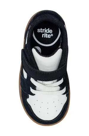 STRIDE RITE Leather Sneakers - Black/white