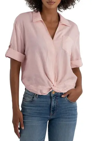 Kut From The Kloth Knot Detailing Shirts For Women