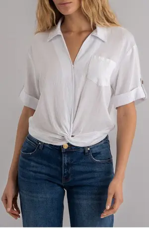 Kut From The Kloth Knot Detailing Shirts For Women