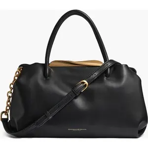 Donna Karan New York Poplin Small Satchel - Black/gold
