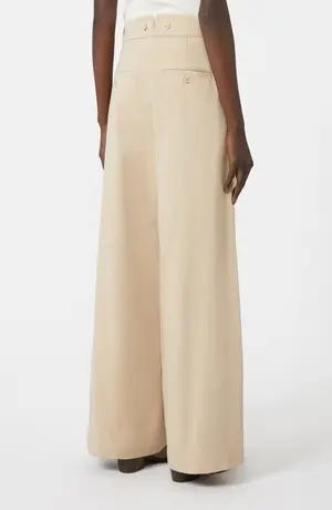 Max Mara Alfeo Wide-leg Cotton Pants