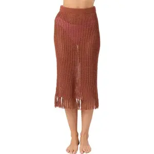 O'Neill Ryan Open Knit Cover-up Skirt