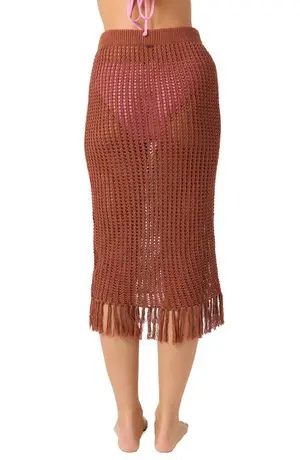 O'Neill Ryan Open Knit Cover-up Skirt