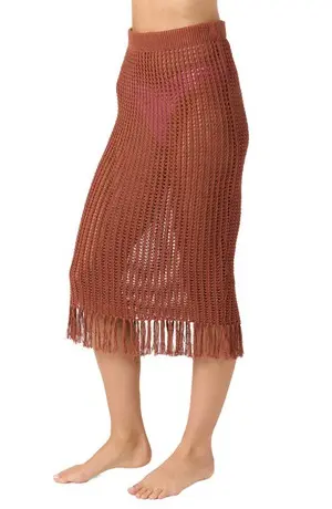O'Neill Ryan Open Knit Cover-up Skirt