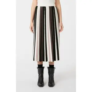MAX MARA Pleiadi Pleated Knit Skirt