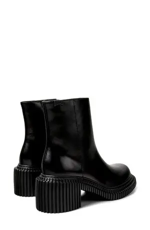 Camper Pix London Zip Up Boots - Black
