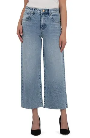 Kut From The Kloth Gwen High-waist Wide-leg Jeans - Acute