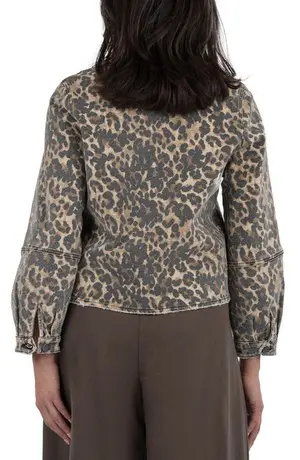 Kut From The Kloth Printed Denim Jacket