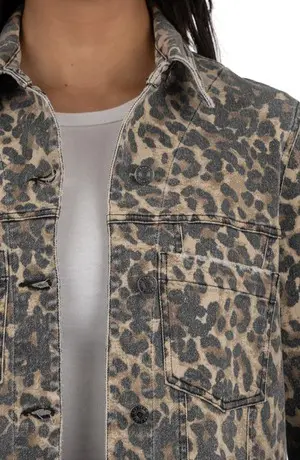 Kut From The Kloth Printed Denim Jacket