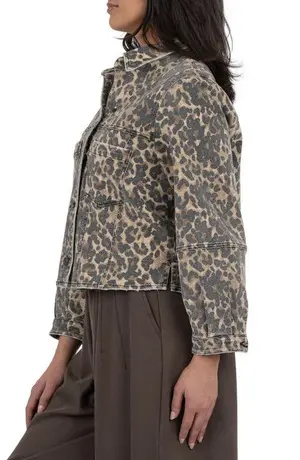 Kut From The Kloth Printed Denim Jacket
