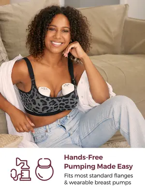MOMCOZY Stretch Fabric Pumping Bra