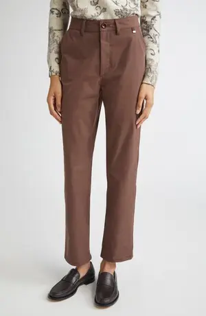 Herno Cotton Feel Five-pocket Pants - Chocolate