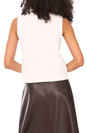 Vince Camuto Sleeveless Button Sweater