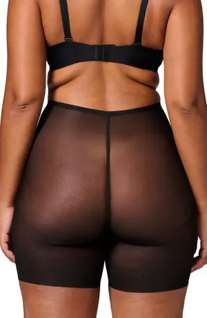 Simone Perele Essential Uplifting Mid Rise Shaper Shorts - Black