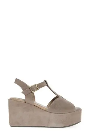 Cordani Jaycee Platform Sandal - Porcinio Suede
