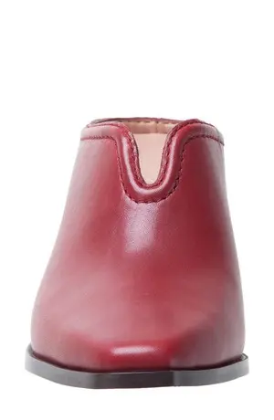 Linea Paolo Shelleyx Mule - Deep Red Leather
