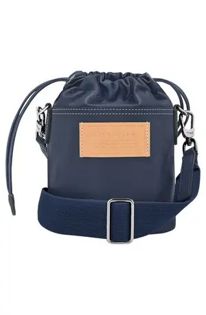Longchamp Le Pliage Xtra Worker Extra Small Leather Bucket Bag