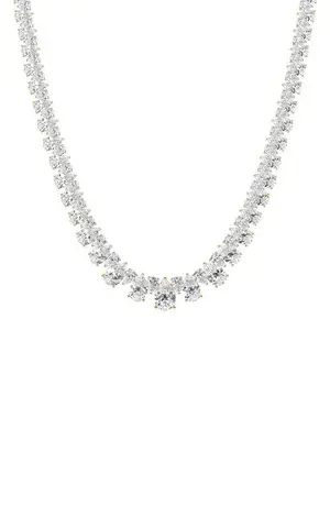 HAUTECARAT The Carey Lab Grown Diamond Tennis Necklace - 18k Yellow/white Gold