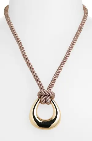 Nordstrom Open Pendant Cord Necklace