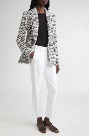 Michael Kors Tweed One-button Blazer