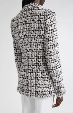 Michael Kors Tweed One-button Blazer