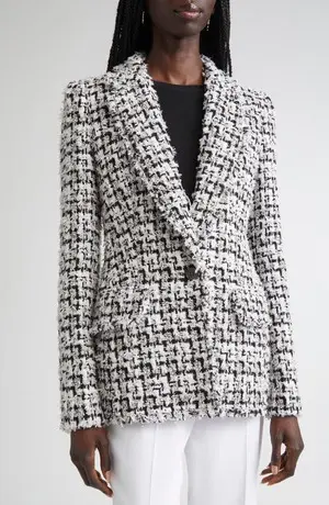 Michael Kors Tweed One-button Blazer