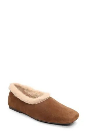Ash Square Toe Flats For Women