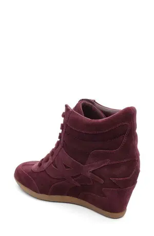 Ash Boradia Wedge Sneakers - Sangria
