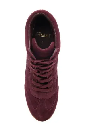 Ash Boradia Wedge Sneakers - Sangria