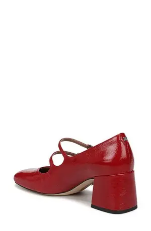 Sam Edelman Sarah Mary Jane Pumps - Deep Scarlet