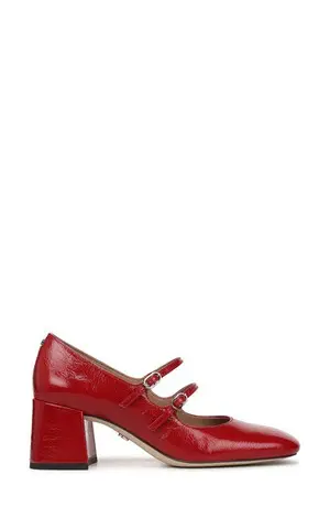 Sam Edelman Sarah Mary Jane Pumps - Deep Scarlet