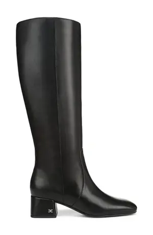 Sam Edelman Porter Knee High Boot - Black Leather
