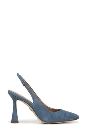 Sam Edelman Essa Slingback Pumps - Blue Agate