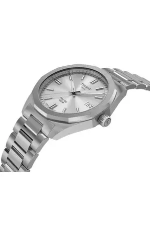 TISSOT Prc 100 Solar Quartz Bracelet Watch - Silver