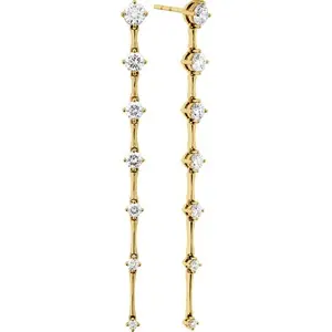 Memoire Cadence Diamond Drop Earrings