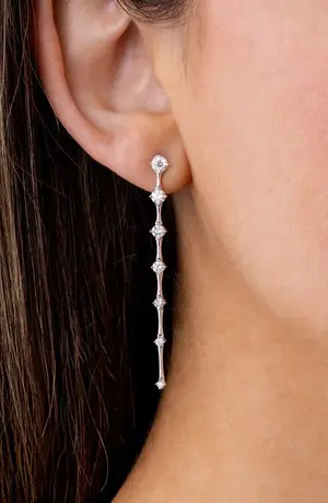 Memoire Cadence Diamond Drop Earrings